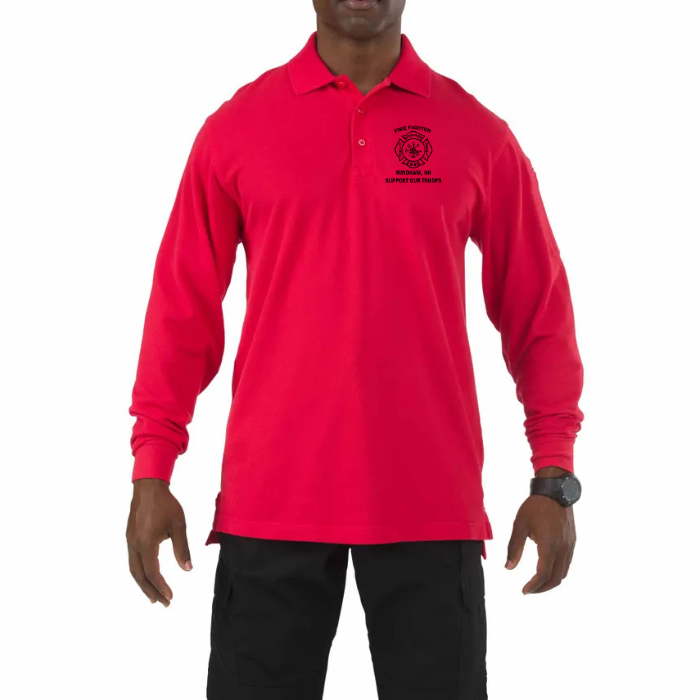 511 Professional Long Sleeve Polo-Windham Fire – SilverGraphics
